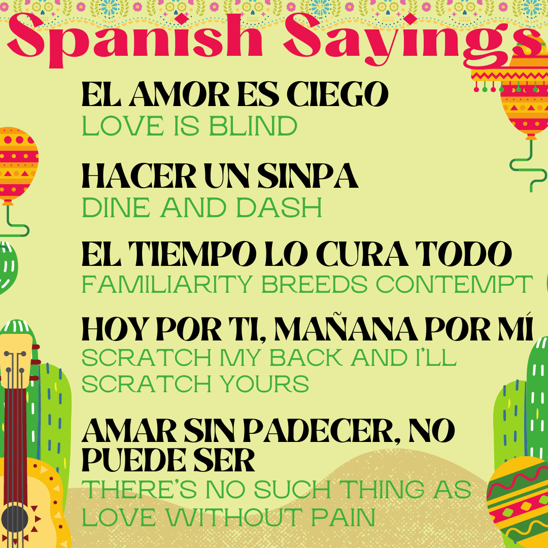 30+ Popular Spanish Sayings and Proverbs AmazingTalker®